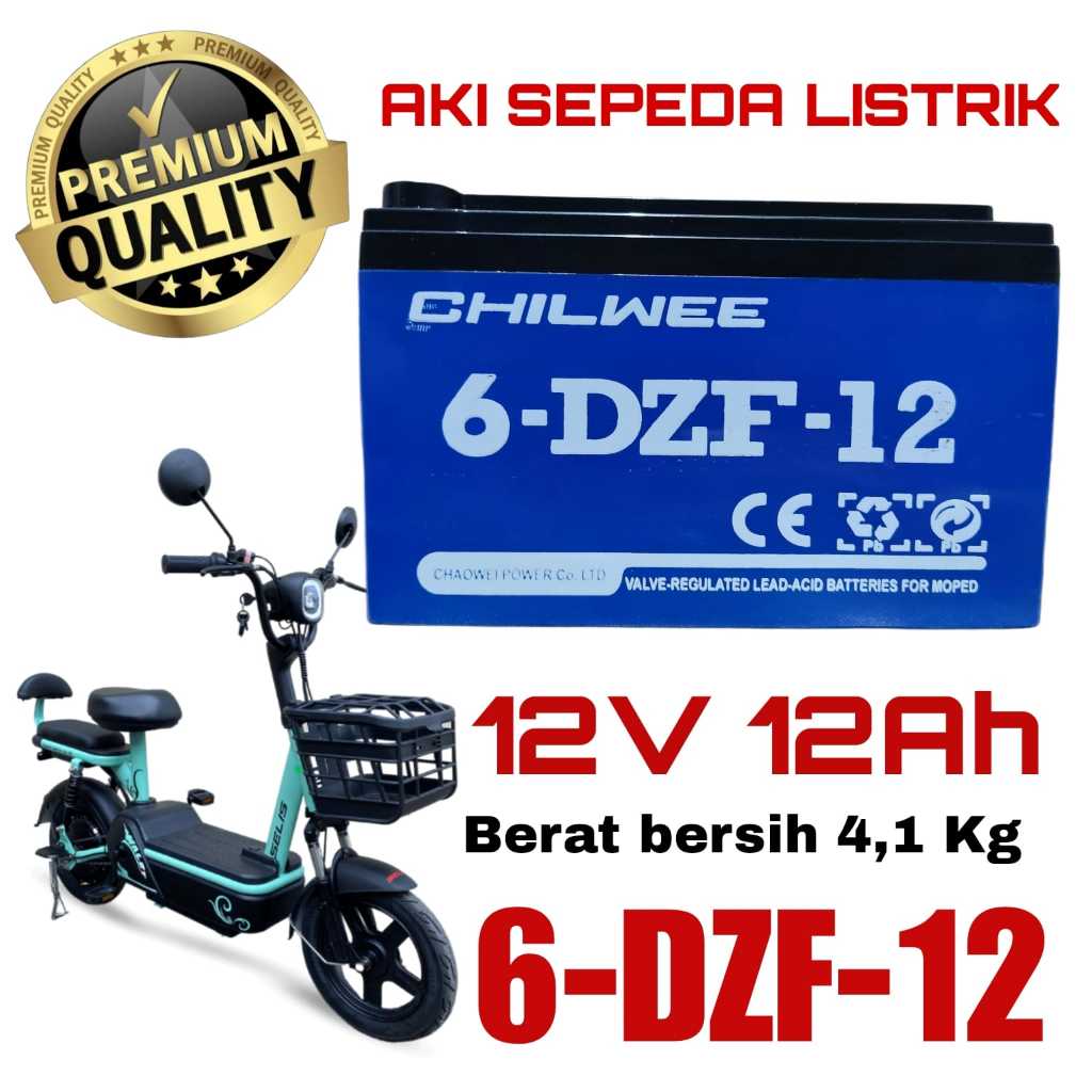 Jual Aki CHILWEE 12v 12ah - 14ah Baterai Sepeda Listrik Motor Listrik Deep Cycle VRLA | Shopee ...