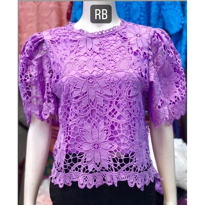 Jual Blus Brokat Bangkok Made In Thailand | Shopee Indonesia
