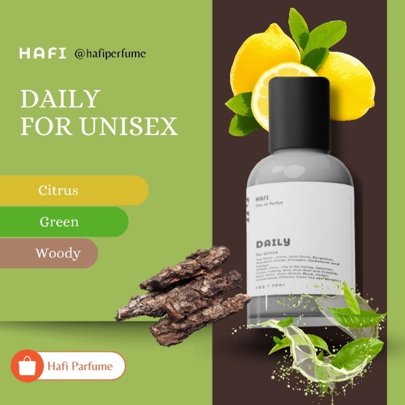 Jual Daily Parfum by Hafi for Unisex EDP 30 ml | Shopee Indonesia