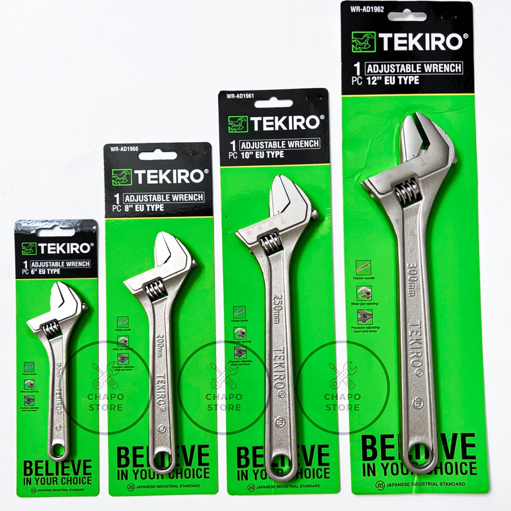 Jual ART P13F Tekiro Kunci inggris 6 8 1 12 inch adjustable wrench ...