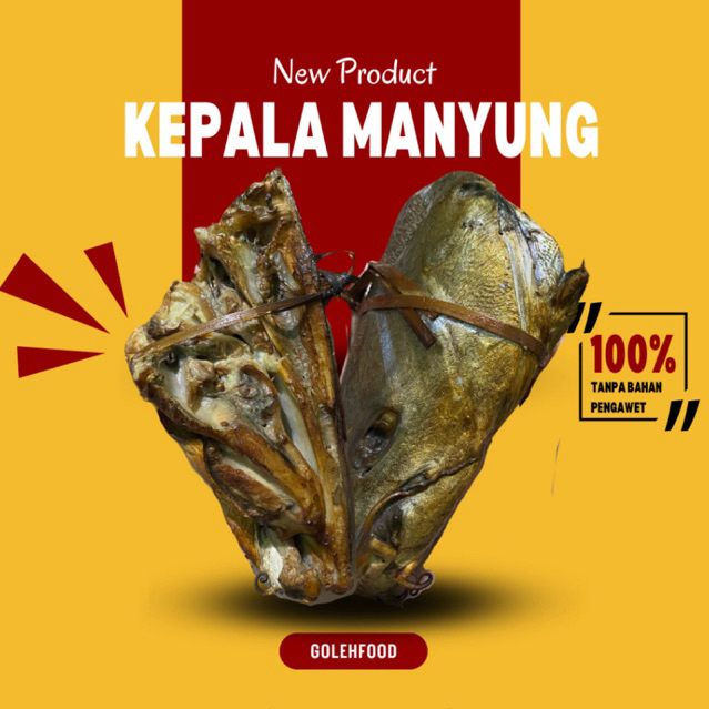 Jual KEPALA PANGGANG MANYUNG / KEPALA ASAP MANYUNG / IWAK MANYUNG KHAS ...