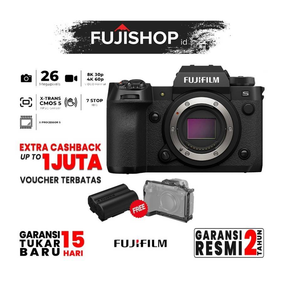 Jual Fujifilm X-H2S XH2S Body Only Fuji Kamera Mirrorless - Garansi Resmi | Shopee Indonesia