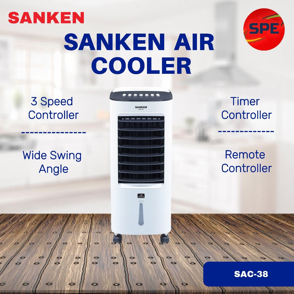 Jual Air Cooler Sanken Kapasitas 6 Liter SAC-38 / SAC38 Garansi Resmi ...