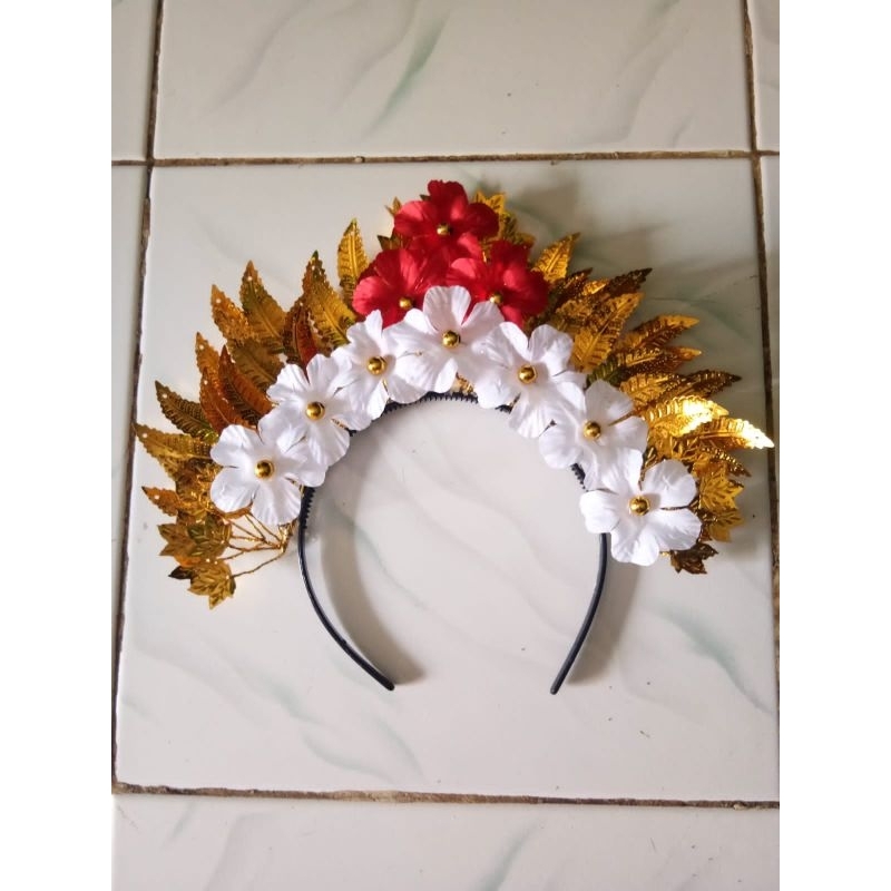 Jual Bando adat bali bunga merah putih | Shopee Indonesia