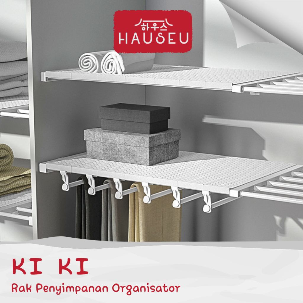 Jual 【HAUSEU】KI KI Storage Devider Kabinet Serbaguna Rak Pemisah Lemari ...