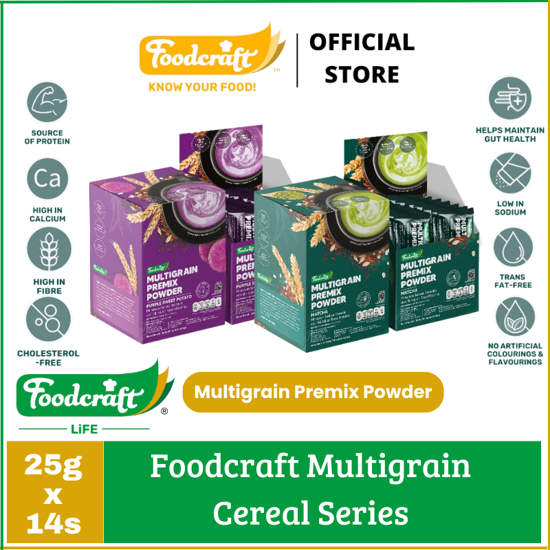Jual Foodcraft Multigrain Premix Cereal Powder Minuman Serbuk Sereal ...