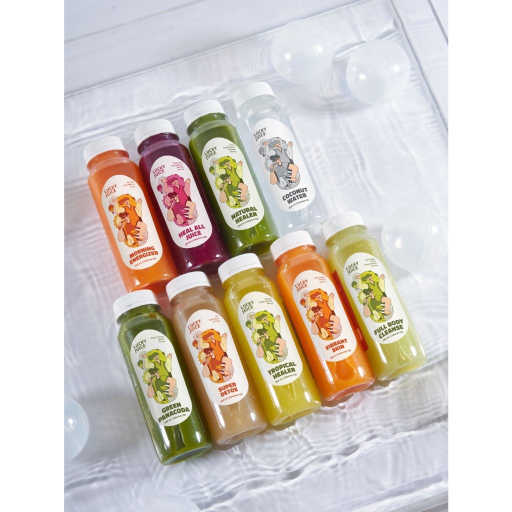 Jual Cold Pressed Juice - Paket Detox Tubuh - Lucky Juice | Shopee ...