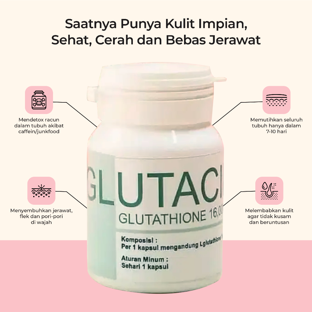 Jual Glutacid Glutathione Original 1pcs | Shopee Indonesia