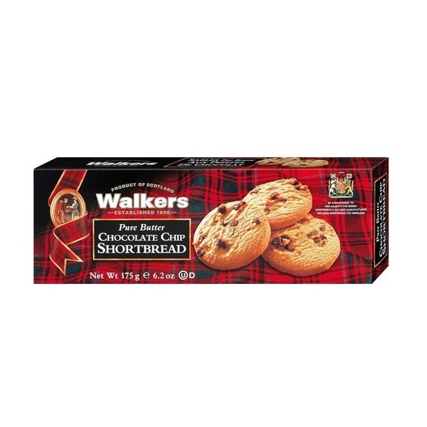 Jual Walkers Pure Butter Chocolate Chip Shortbread [175 gr] | Shopee ...