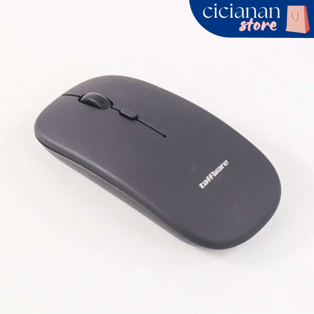Jual Mouse Kerja Tetikus Kantor Taffware Silent Mouse Rechargeable Dual ...