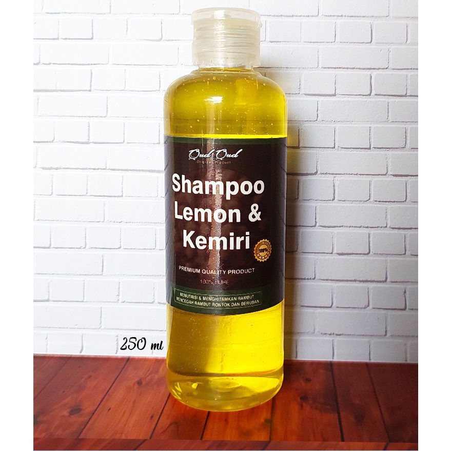 Jual Shampoo lemon & kemiri | Shampo anti ketombe | 250ml | Shopee ...