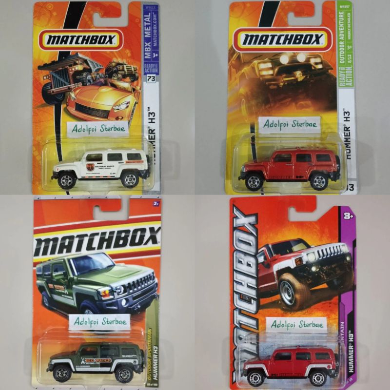 Jual matchbox hummer H3 mbx mountain ready for action outdoor adventure ...