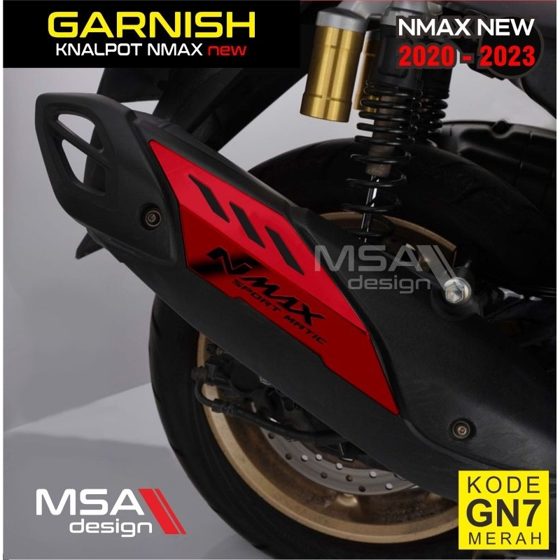 Jual GARNISH KNALPOT YAMAHA NMAX NEW 2020 - 2023 | Shopee Indonesia
