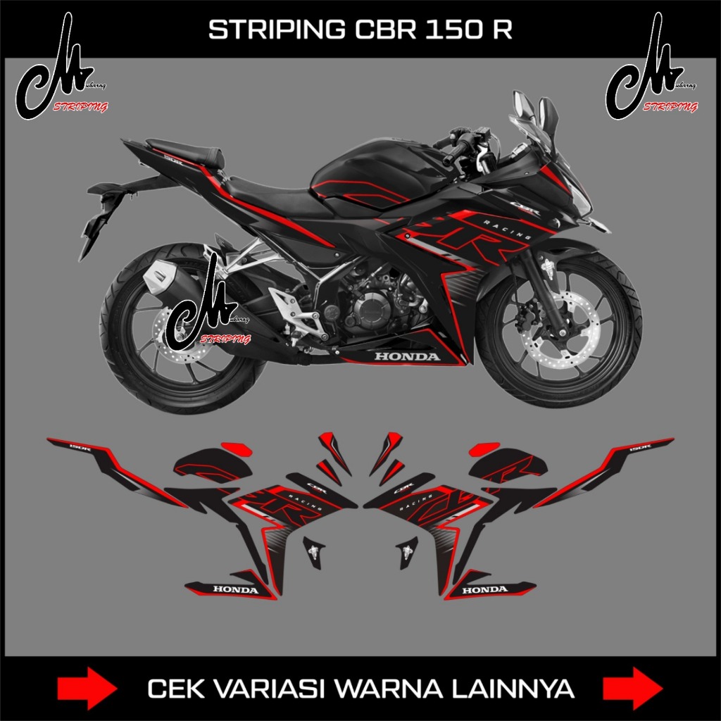 Jual Stiker Striping Cbr 150r K45g / K45n / Sticker Decal Honda Cbr150r ...