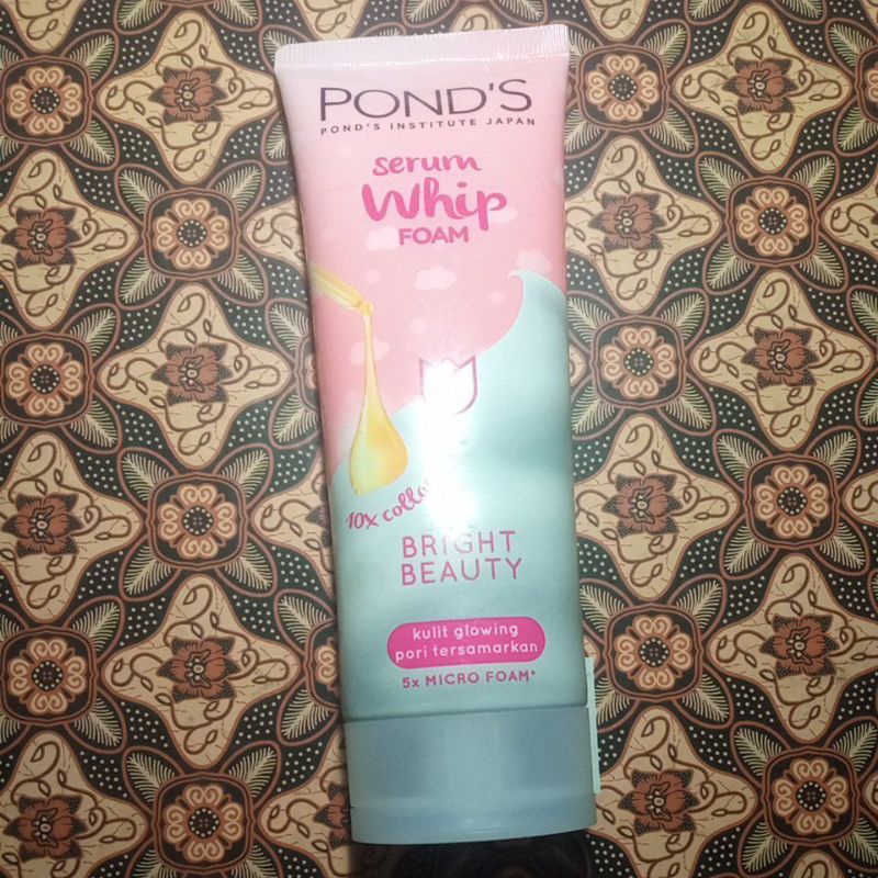 Jual Ponds White Pond's Serum Whip Foam Bright Beauty 10x Collagent ...