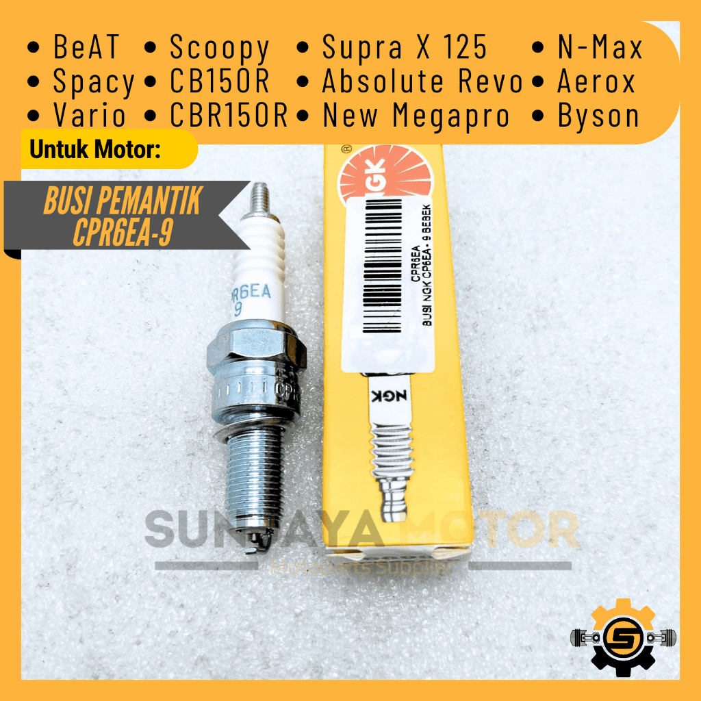 Jual Busi CPR6EA-9 Spark Plug NGK Yamaha NMax Aerox Lexi Byson Jupiter ...