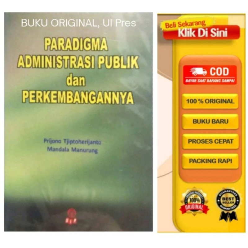 Jual Paradigma Administrasi Publik dan Perkembangannya - Prijono ...