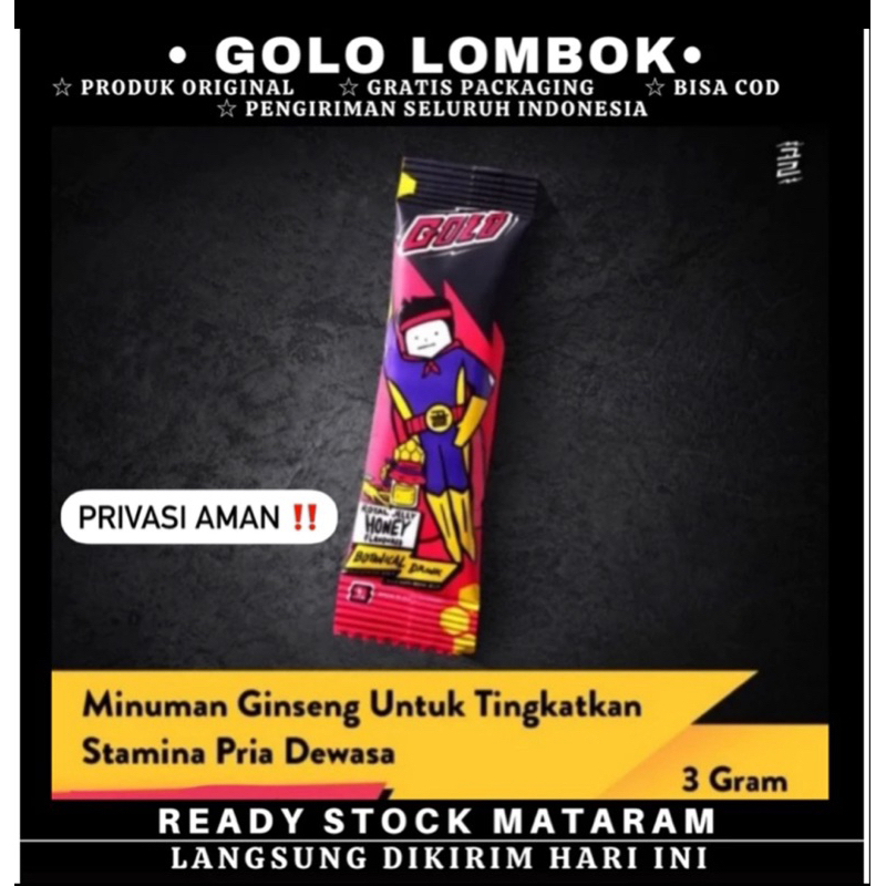 Jual GOLO GINSENG Original - 1 Sachet Mataram, Lombok, Dompu, Bima ...