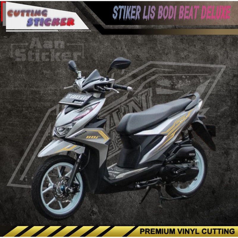 Jual stiker lis bodi honda beat deluxe 110 all new stiping cuting ...