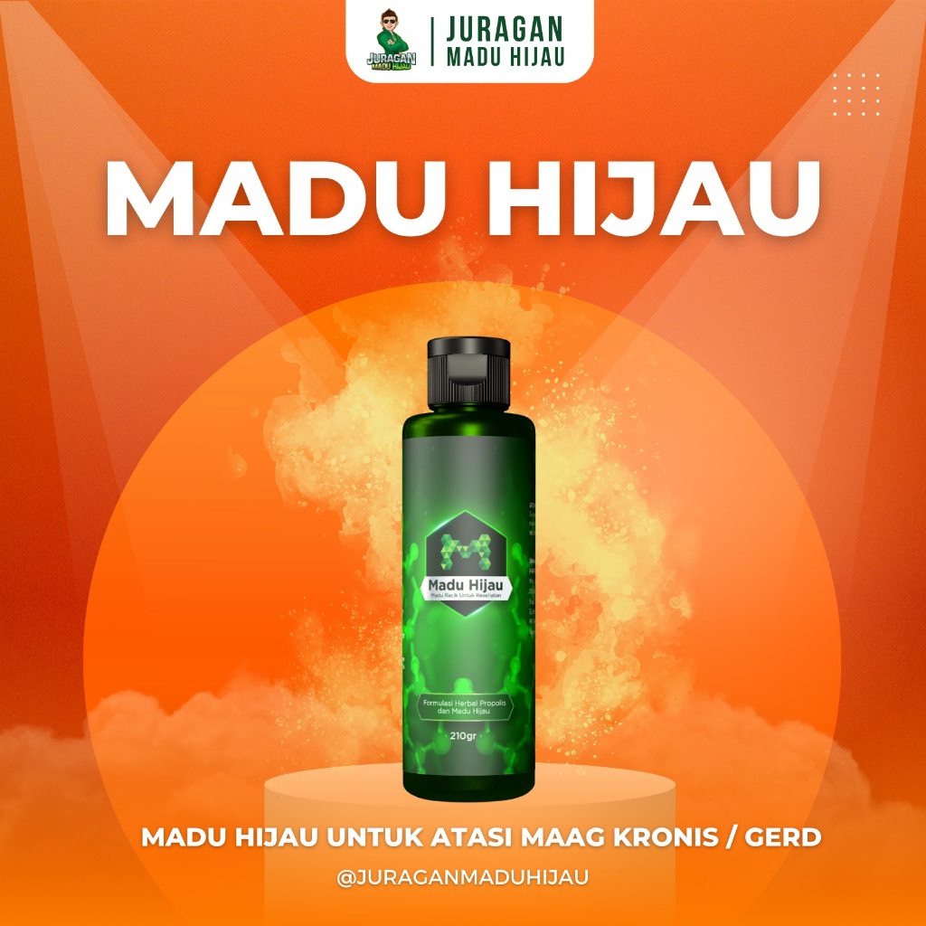 Jual Madu Hijau Obat Untuk Sakit Maag Kronis / Akut Herbal Asli ...