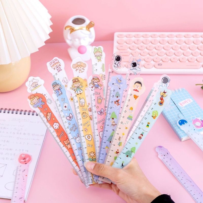 Jual Lucky Star Rabbit 15cm Acrylic Ruler / Penggaris Mistar Plastik ...