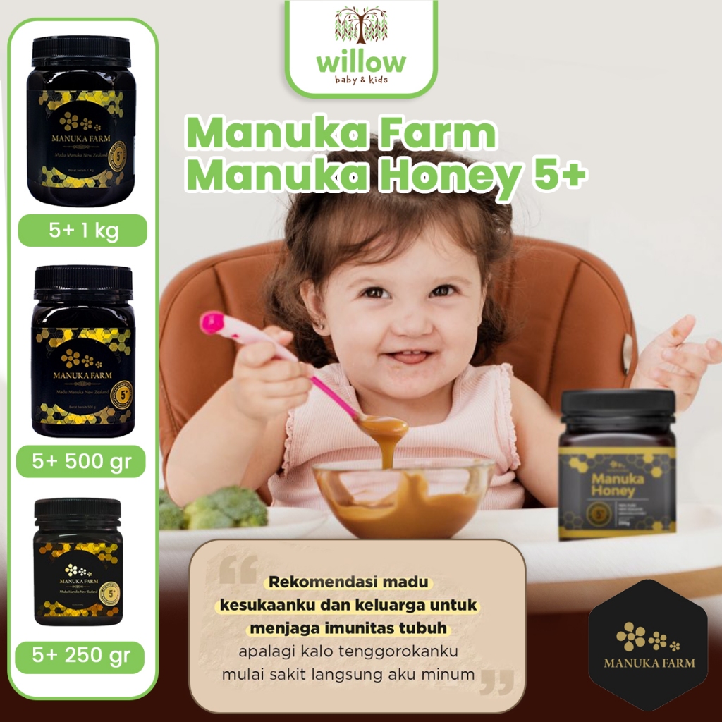 Jual Madu Kesehatan - Manuka Farm Manuka Honey 5+ | Shopee Indonesia
