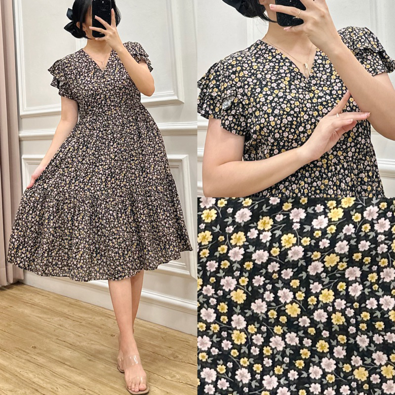 Jual Amariel Jenny Dress Daster Nyaman Bumil Busui Friendly | Shopee ...