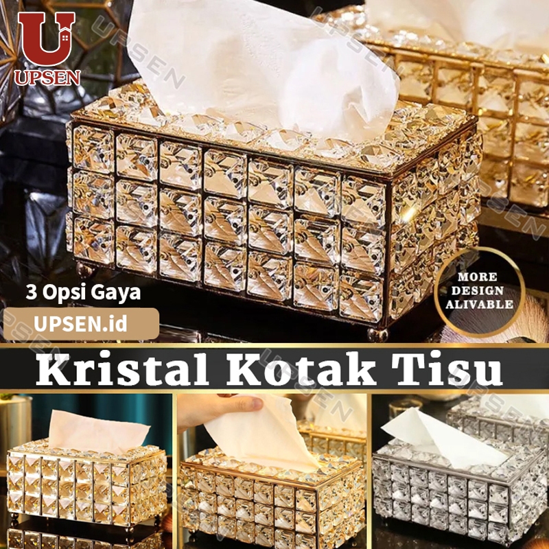 Jual Kotak Tisu /Kristal Kotak Tisu /Kristal Kotak Tisu Gold /Tempat ...