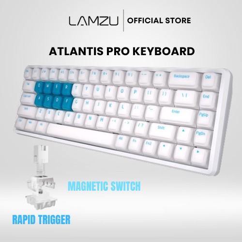 Jual Lamzu Atlantis Pro Keyboard Gaming 68 Keys With Rapid Trigger ...