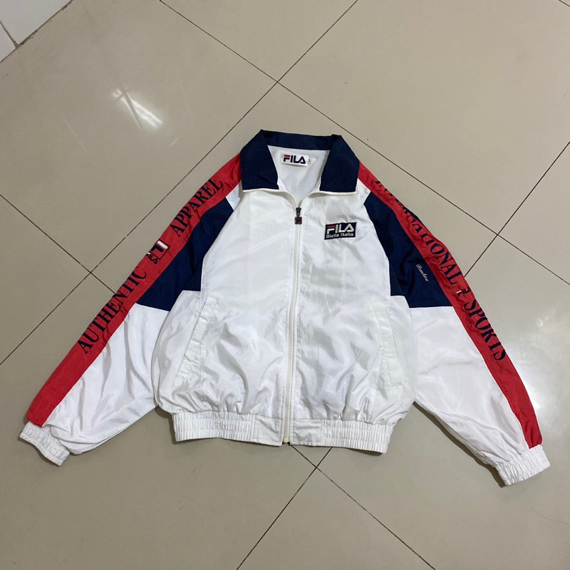 Jual JACKET COLORBLOCK VINTAGE | Shopee Indonesia
