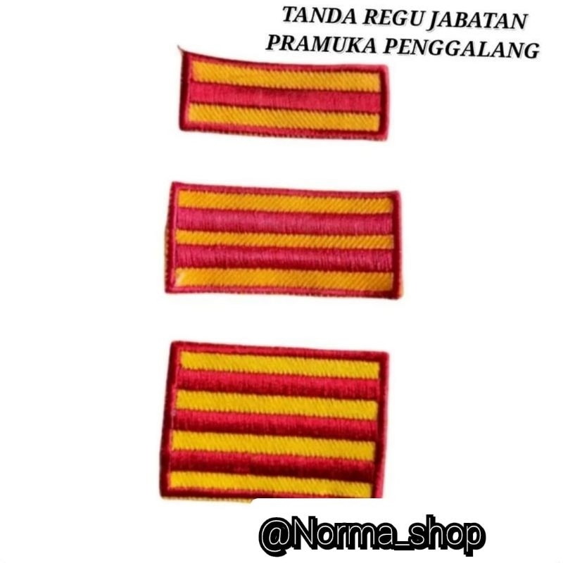 Jual BET / BADGE TANDA REGU JABATAN PRAMUKA PENGGALANG ( BORDIR ...