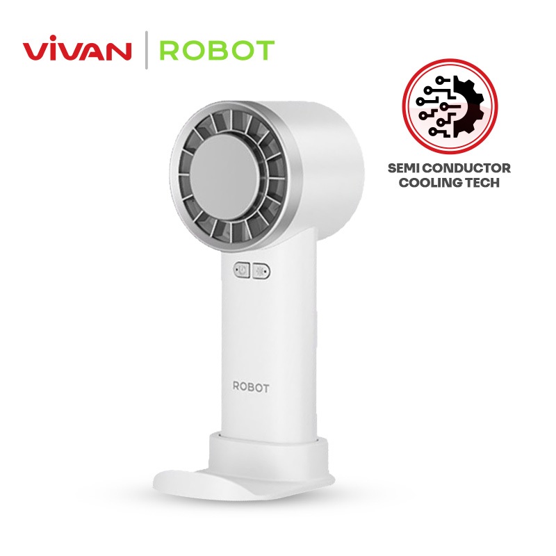 Jual VIVAN X ROBOT Mini Fan RT-BF24 Portable Semi-Conductor Cooling ...