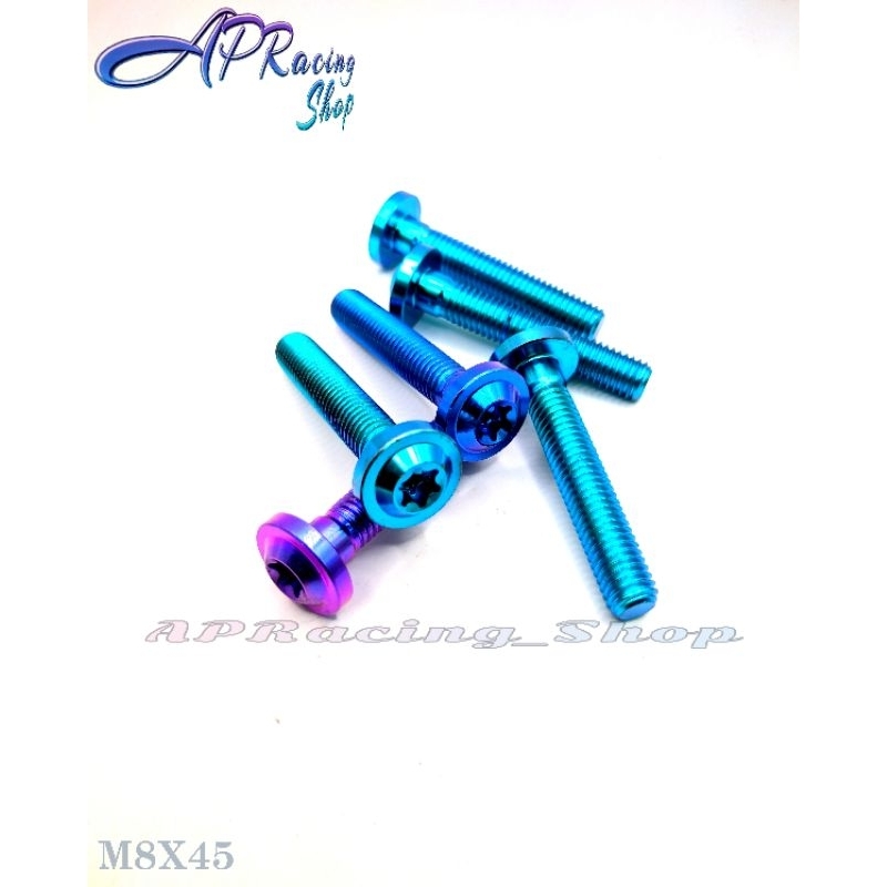 Jual Baut Titanium M8X45 Baut Payung Bighead Titanium GR5 Original | Shopee Indonesia