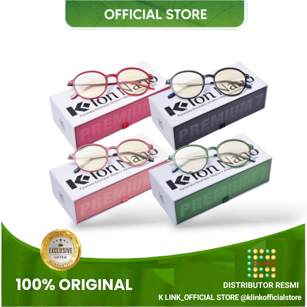 Jual K Ion nano premium 7 original frame kacamata anti radiasi | Shopee ...
