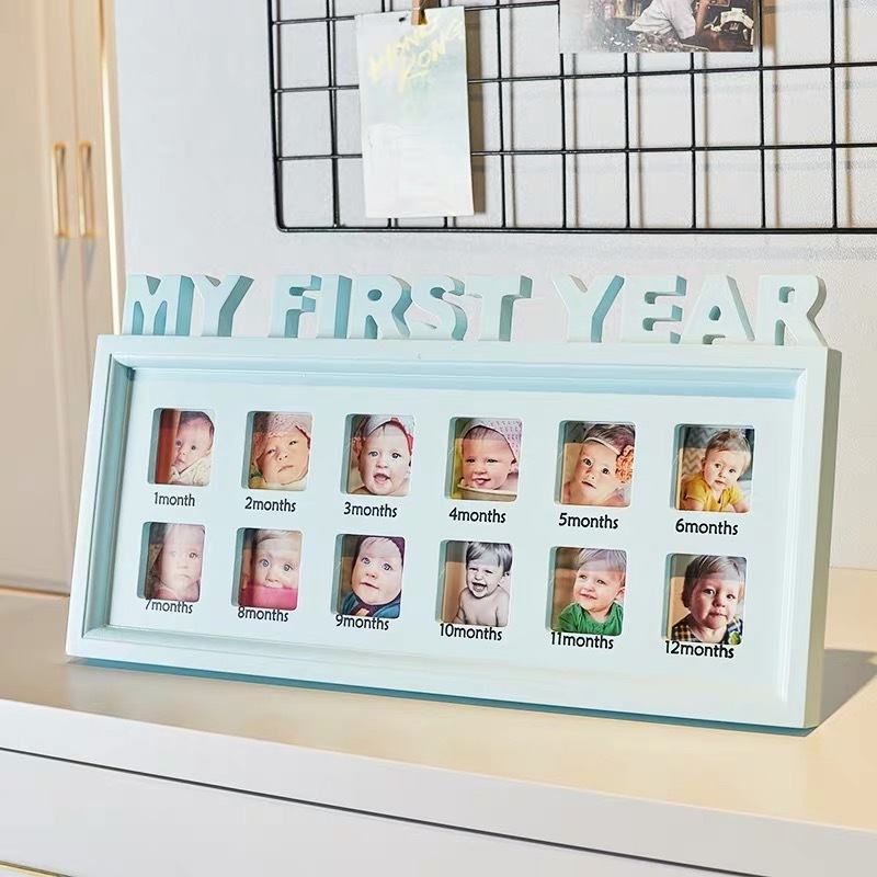 Jual Bingkai Frame foto bayi My first year baby 12 bulan | Shopee Indonesia
