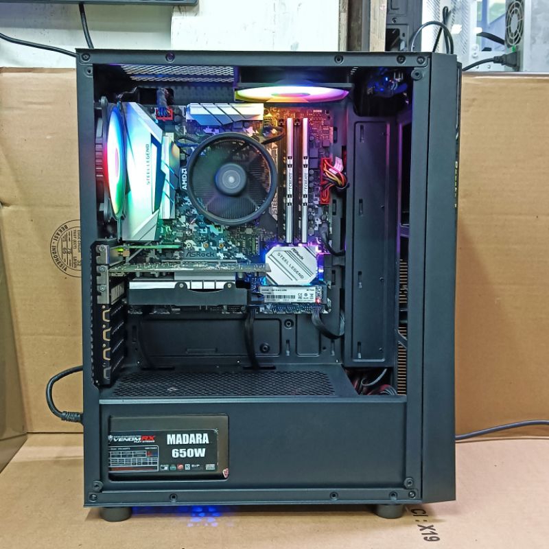 Jual PC Rakitan Gaming AMD Ryzen 5 5600g RAM 32GB SSD 256GB HDD 1TB ...