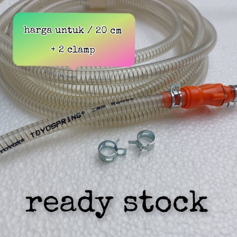 Jual selang bensin Toyox selang bensin transparan toyox Japan | Shopee ...