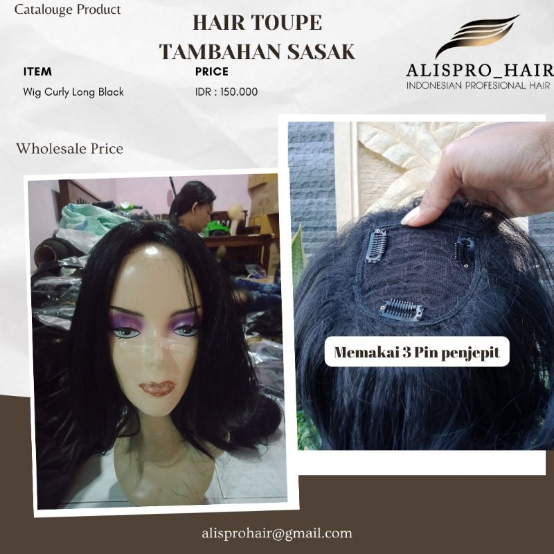 Jual Hair Toupe Rambut Palsu Kualitas Seperti Wig Ful Jahit Menggunakan ...
