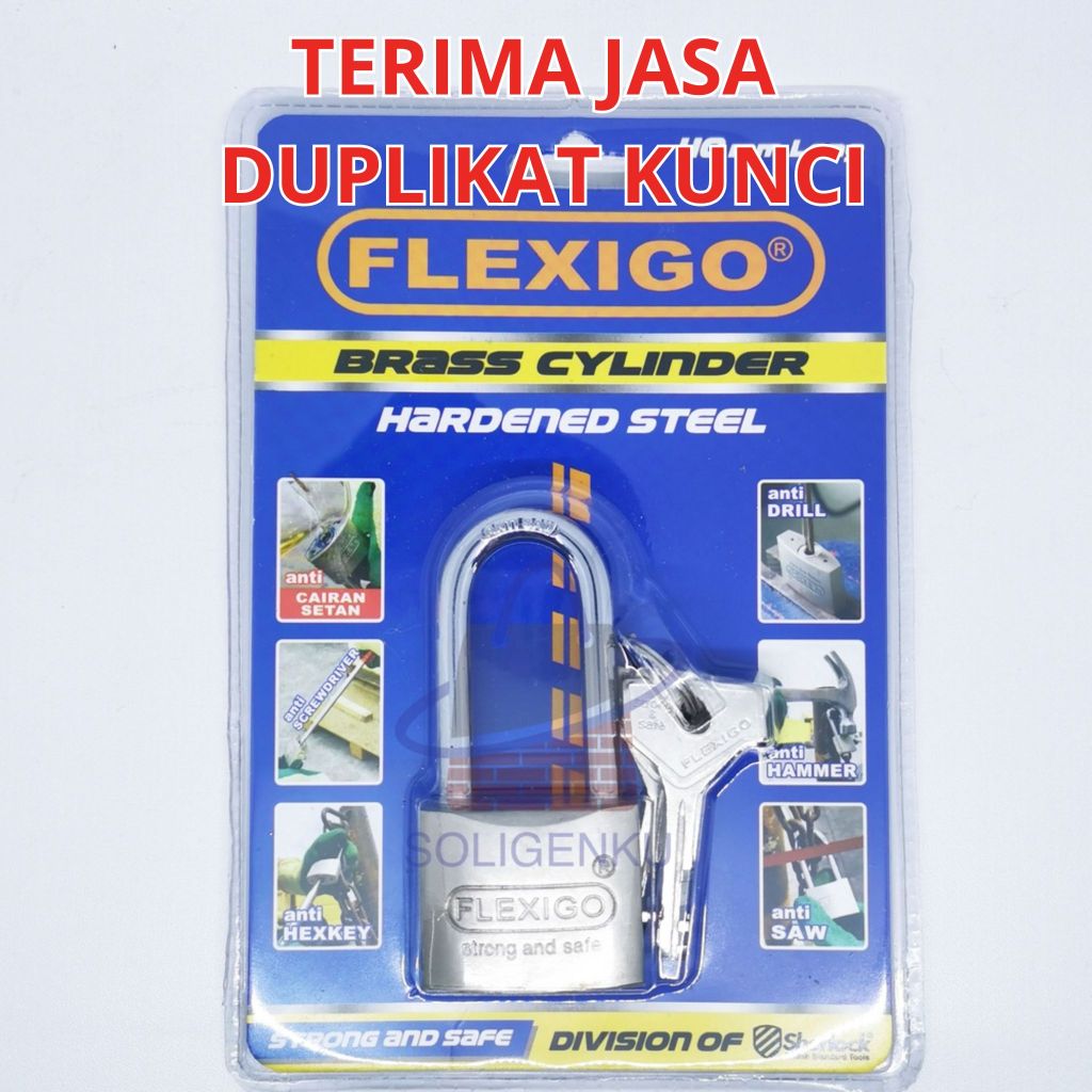 Jual Gembok Flexigo 40 mm Anti Maling Silinder Kuningan Anti Kimia ...
