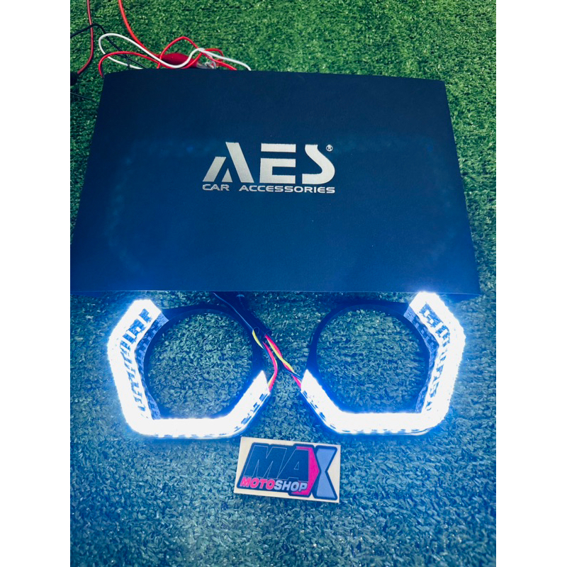 Jual SHROUD AES BILED 2.5inci M3 5D KRISTAL WELCOME LIGHT SATU WARNA ...