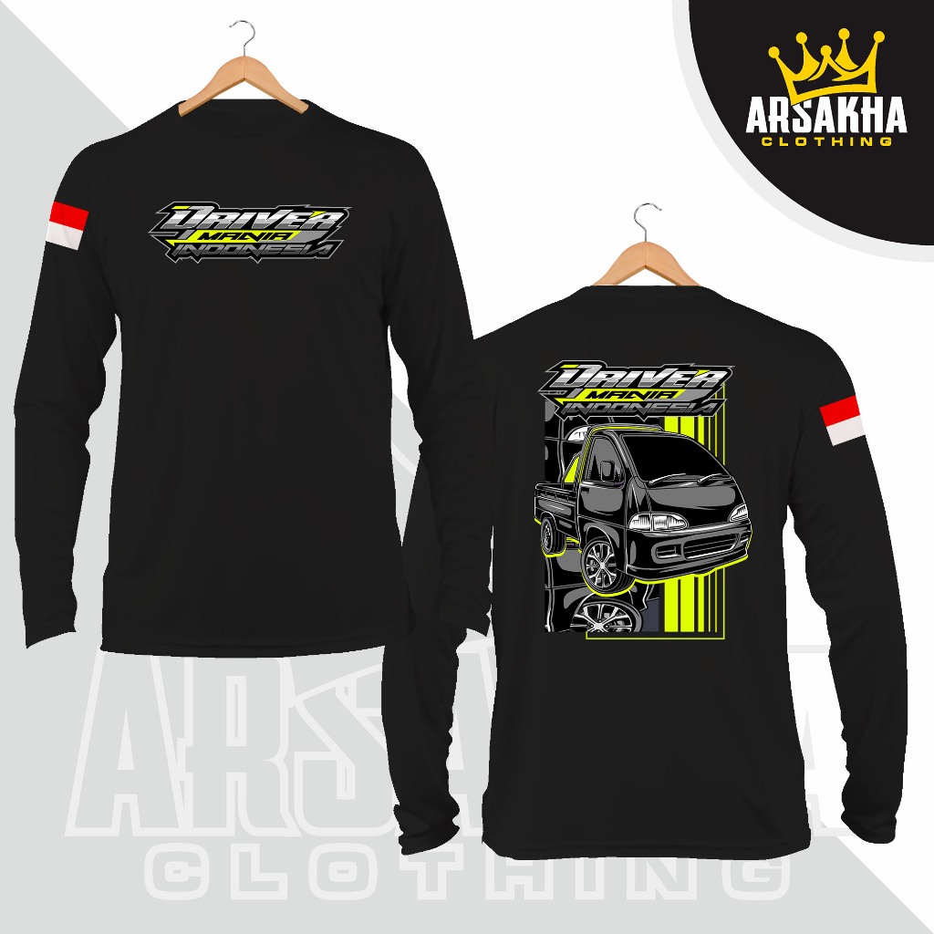 Jual Kaos Lengan Panjang Driver Mania Indonesia Carry Pick up SS ...