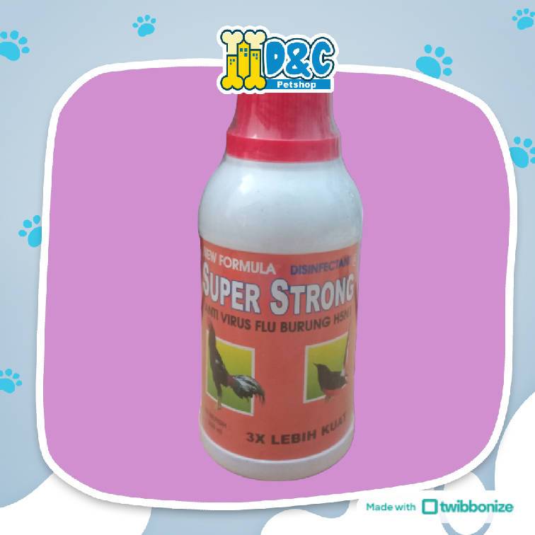 Jual SUPER STRONG 250ML - OBAT ANTI VIRUS FLUS BURUNG AYAM UNGGAS ...