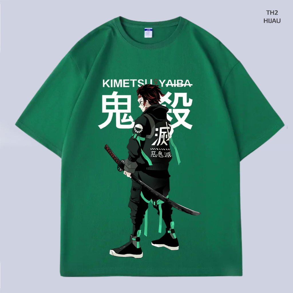Jual Kaos Trendy BY CHAKER | Tanjiro Demon Slayer Tshirt - TH2 | basic ...