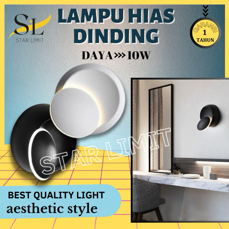 Jual LAMPU DINDING HIAS WALL LAMP MOONLIGHT LED LAMPU RUMAH MODERN ...