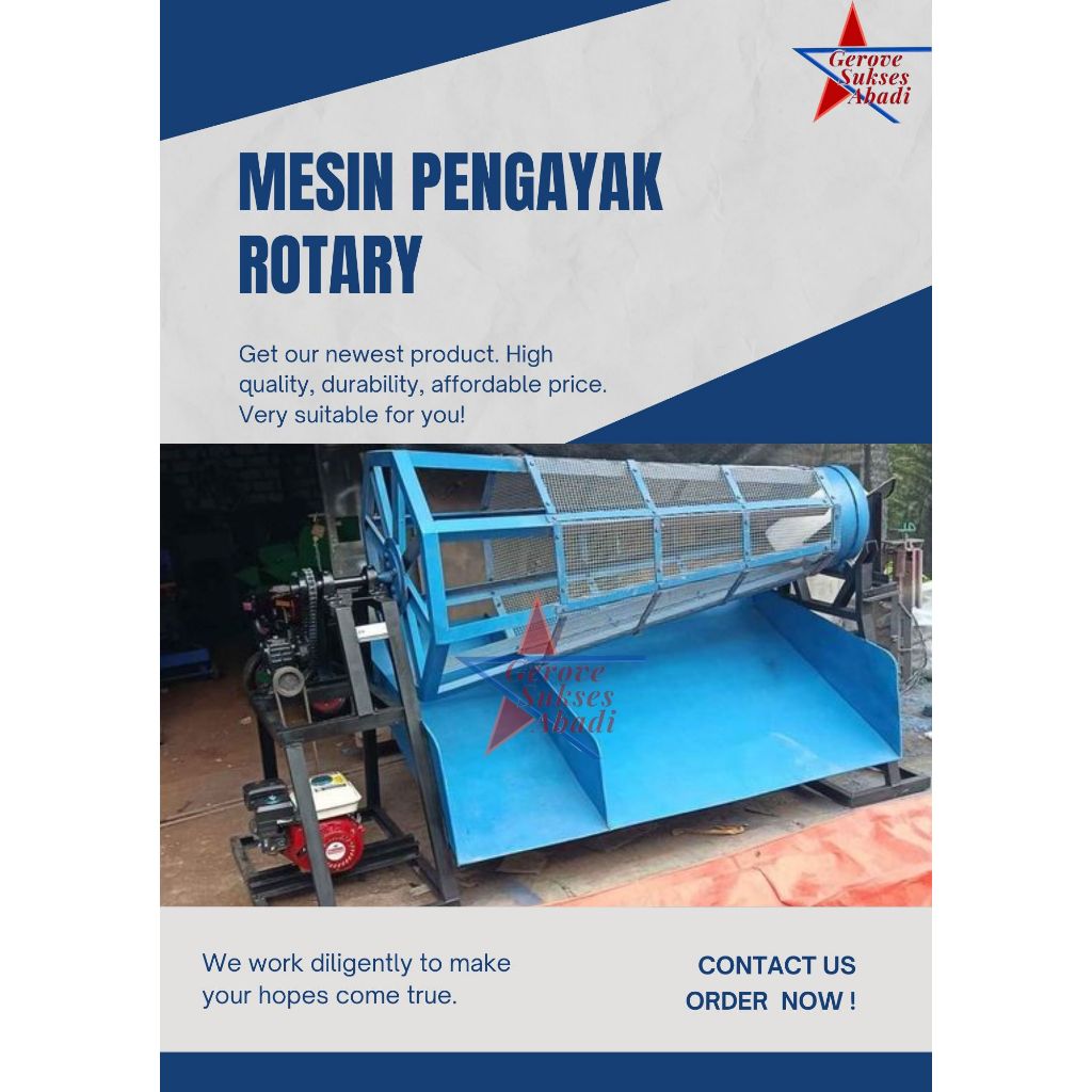 Jual Mesin Pengayak Ayakan sortasi penyaring kompos pasir bijian dll ...