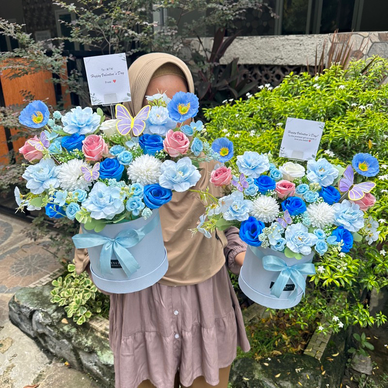 Jual FLOWER BOX BUNGA ARTIFICIAL UNTUK OPENING TOKO KADO ULTAH WISUDA ...