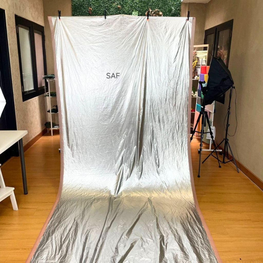 Jual Kain Background Silver Reflektif Photography - Backdrop Foto ...