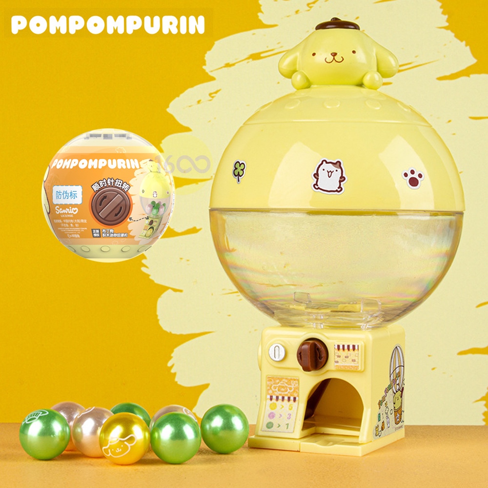 Jual Mainan Bola Kapsul Putar Mesin Sanrio | Mini Gaca Machine Sanrio ...
