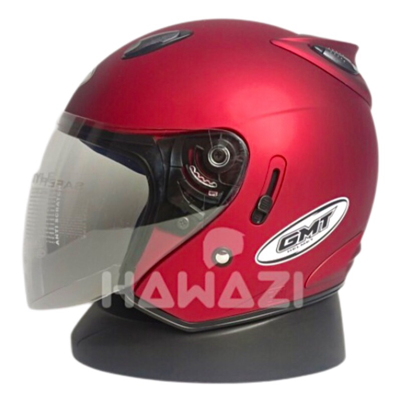 Jual Helm Motor Half Face Double Visor GMT Original/Helm Pria Wanita ...