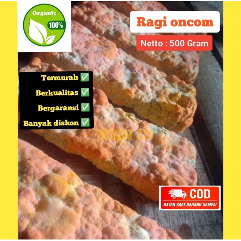 Jual Ragi oncom 500 gram repack neurospora sitophila fungi | Shopee ...